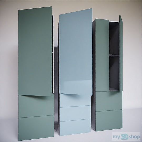 PYTHA Tall Combination Cabinets – My 3D Shop